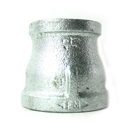 Thrifco Plumbing 2 Inch x 1-1/2 Inch Galvanized Steel Reducer Coupling 5218047 | Zoro